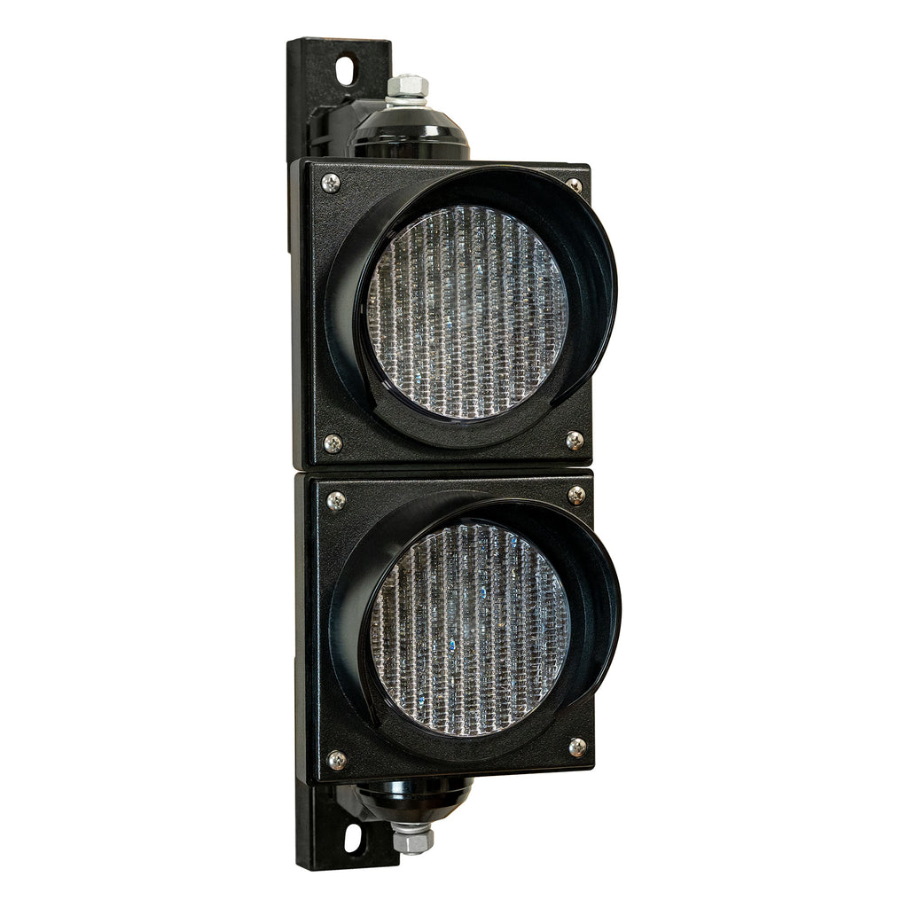 4 Inch Diameter Lens LED Loading Dock Traffic Light, 2 Light Red Green ...